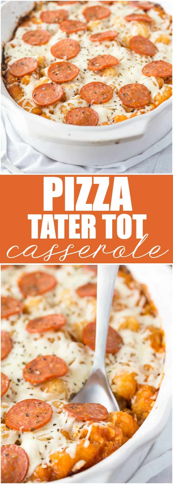 Pizza Tater Tot Casserole Simply Stacie