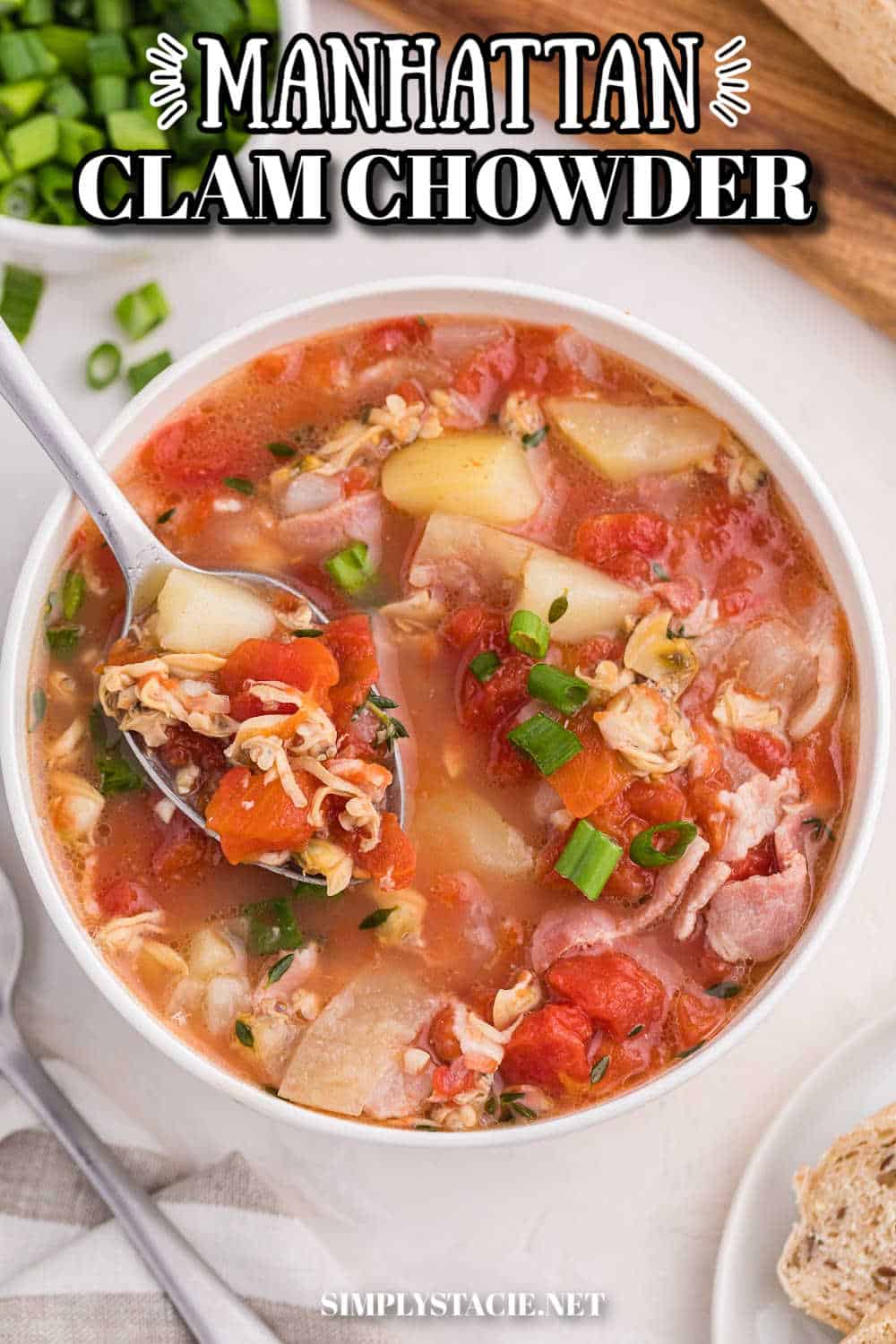 Easy Manhattan Clam Chowder Recipe - Simply Stacie