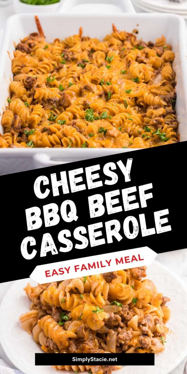 Cheesy BBQ Beef Casserole Recipe - Simply Stacie
