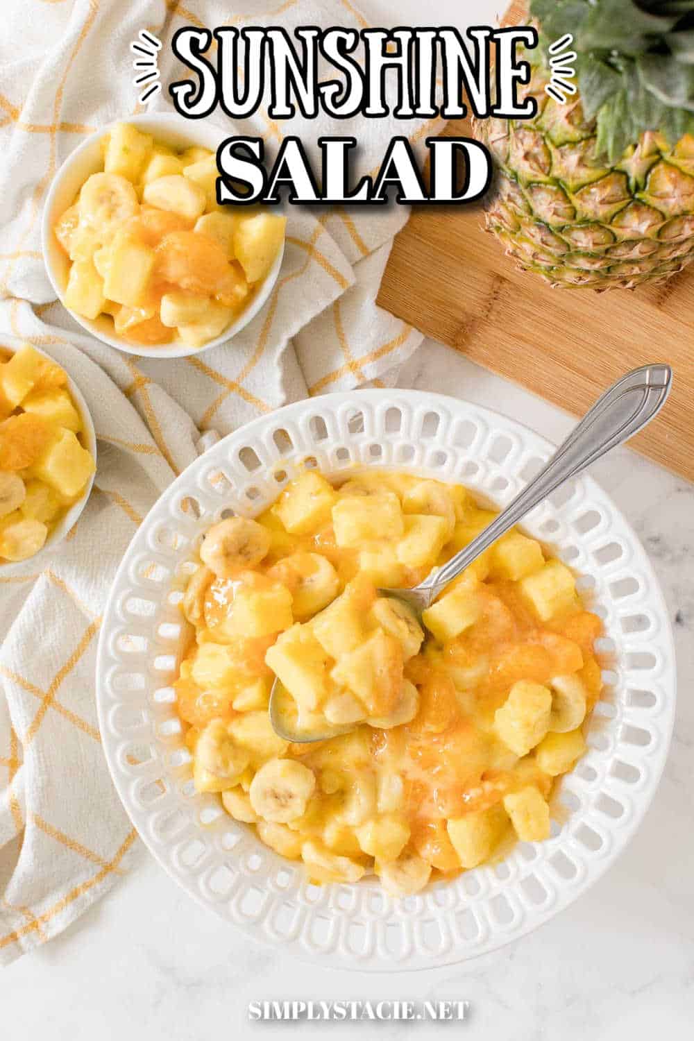 Sunshine Salad Recipe (Perfect for Potlucks) - Simply Stacie