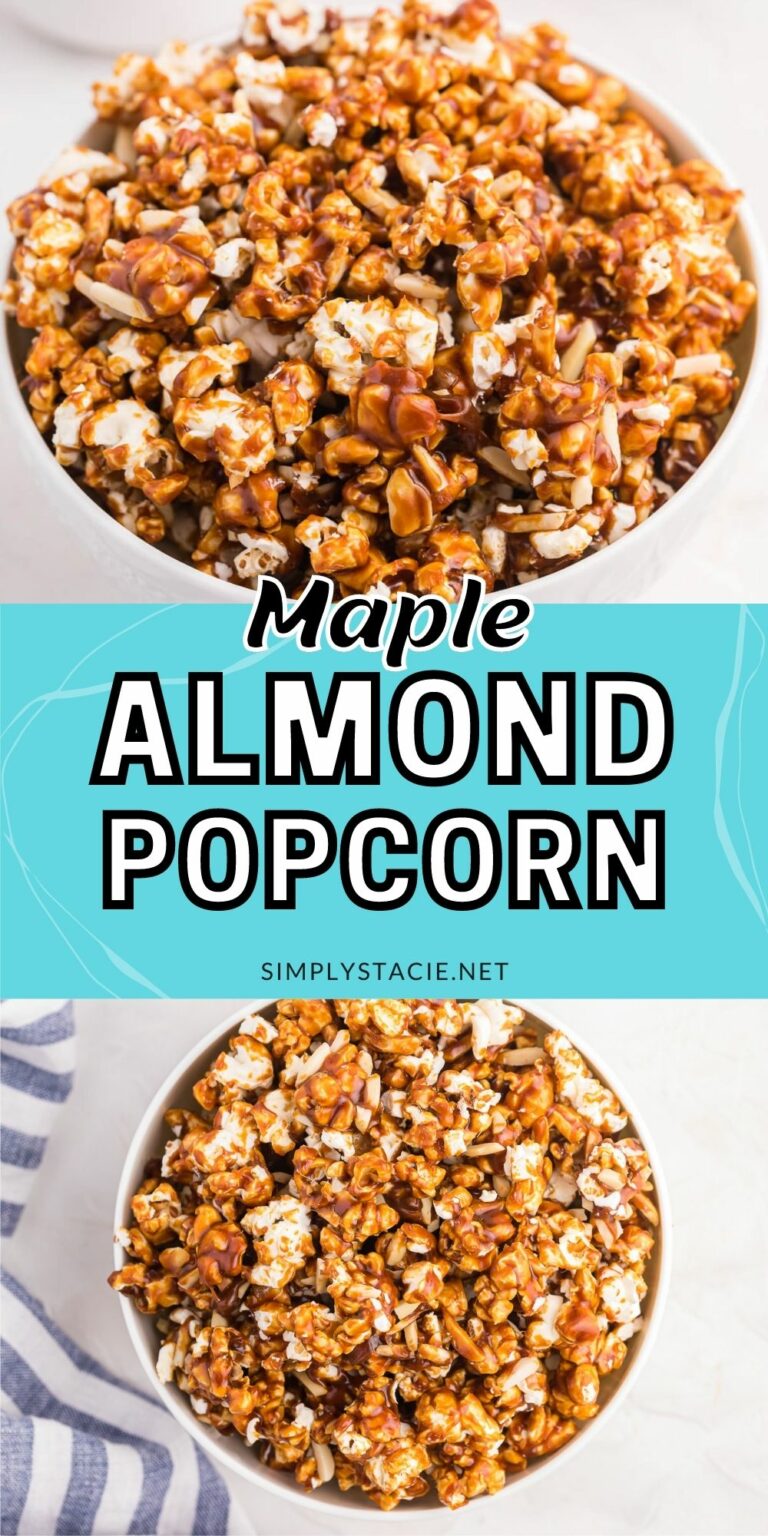 Maple Almond Popcorn Recipe - Simply Stacie