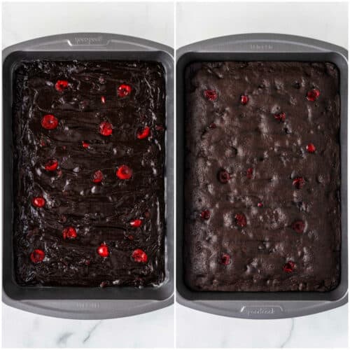 Cherry Chocolate Brownies {Made from Scratch} - Simply Stacie