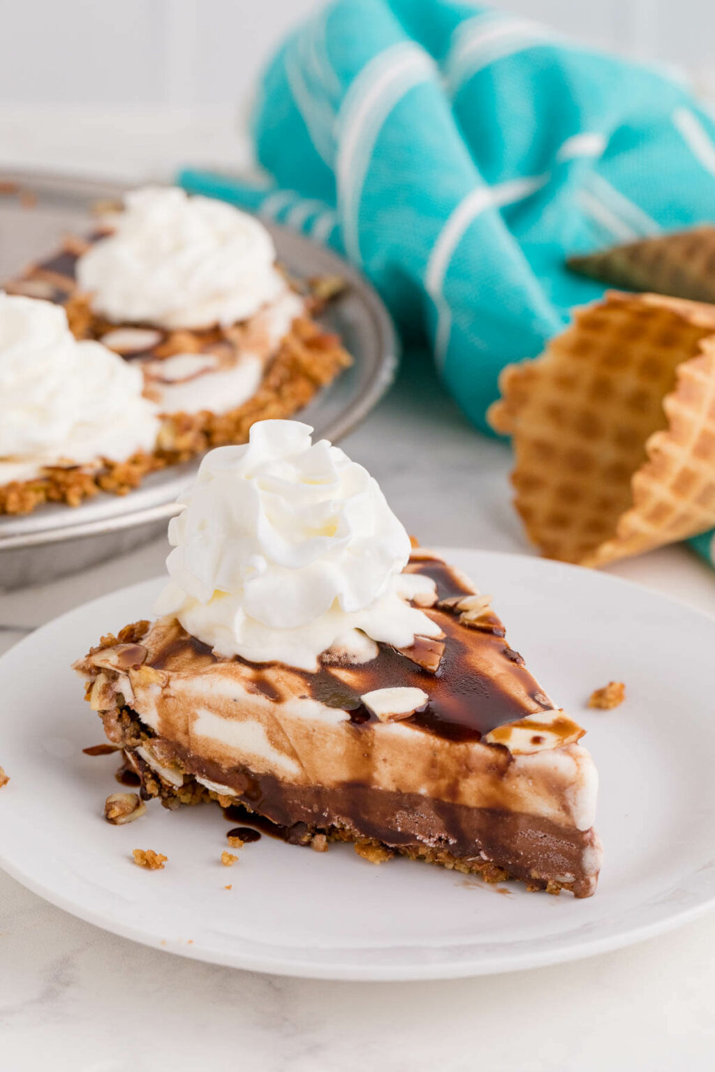 Easy Ice Cream Pie Recipe - Simply Stacie