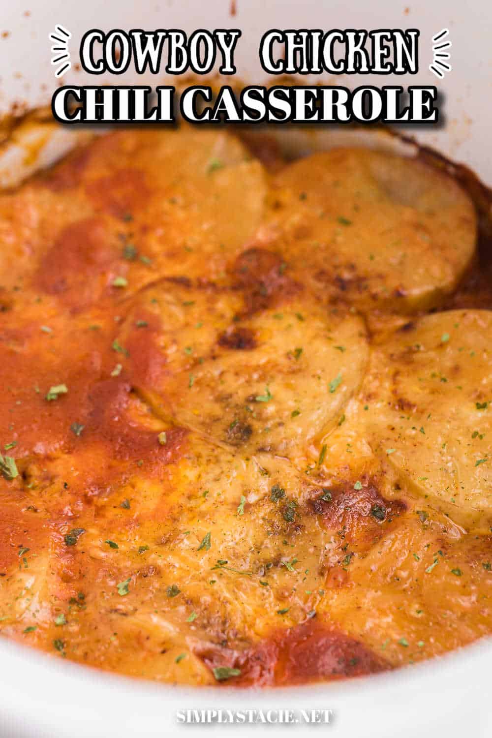 Cowboy Chicken Chili Casserole - Simply Stacie