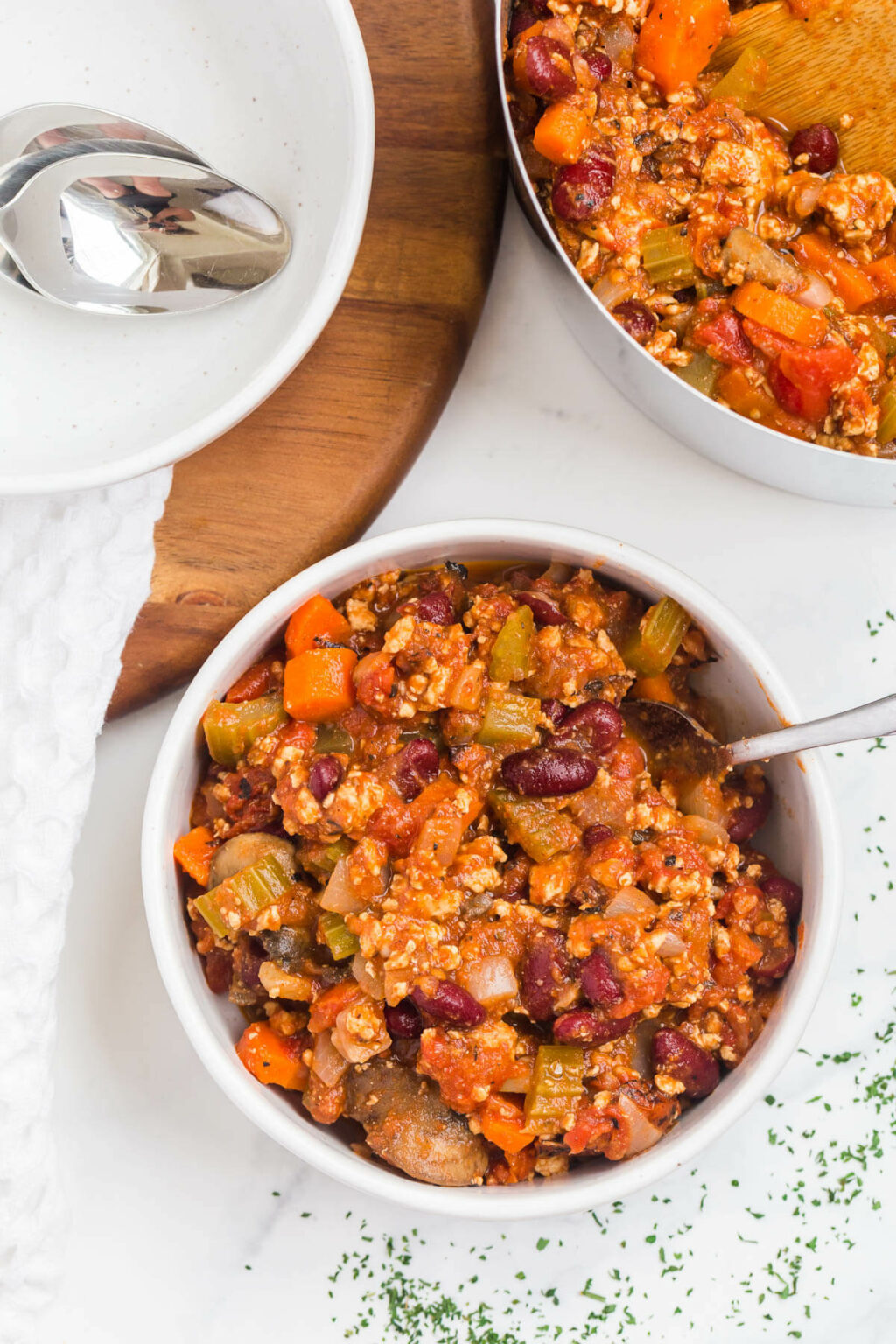Best Chicken Chili {Made on the Stovetop} - Simply Stacie