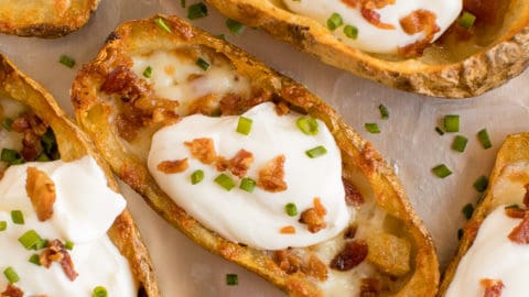 Cheesy Potato Skins - Simply Stacie