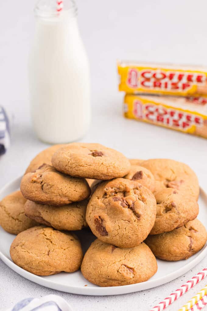 Coffee Crisp Cookies - Simply Stacie