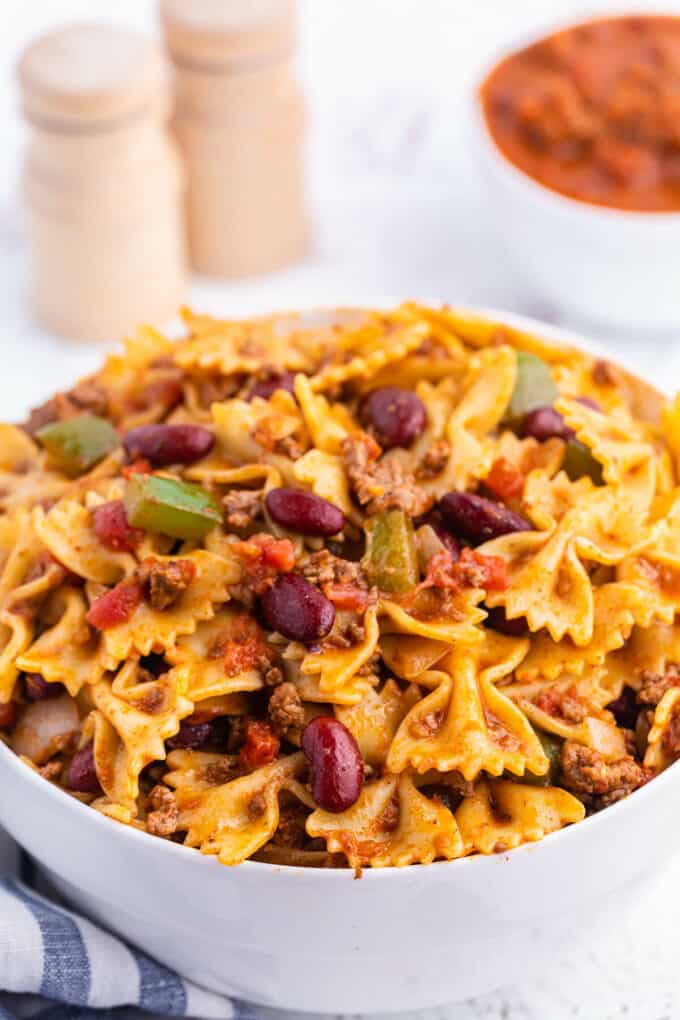 Best Chili Pasta Salad Recipe - Simply Stacie