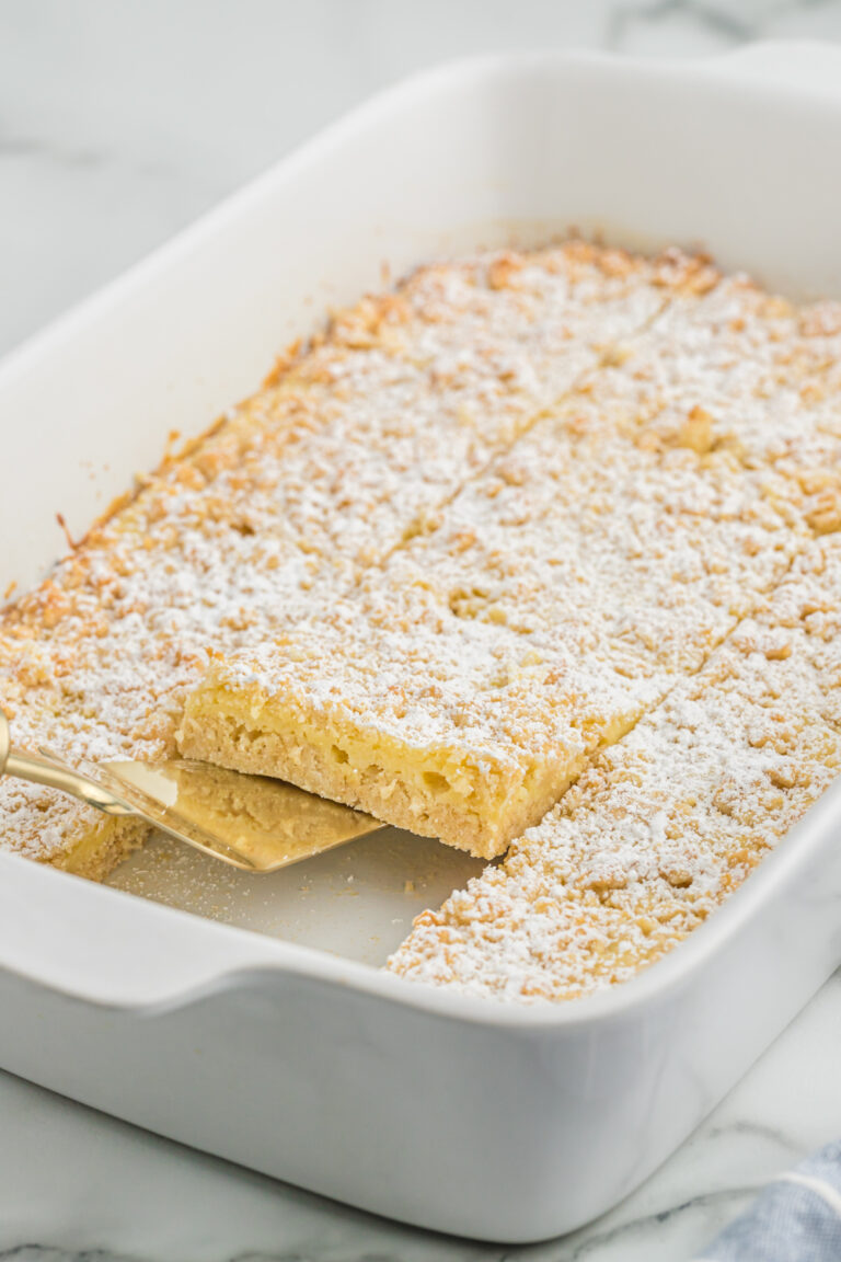 French Vanilla Cream Bars {Made with Cake Mix} - Simply Stacie