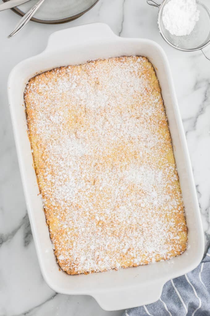 French Vanilla Cream Bars {Made with Cake Mix} - Simply Stacie