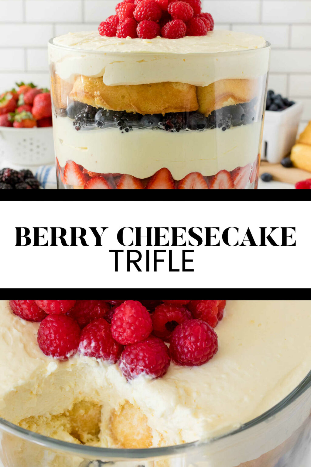 Berry Cheesecake Trifle - Simply Stacie