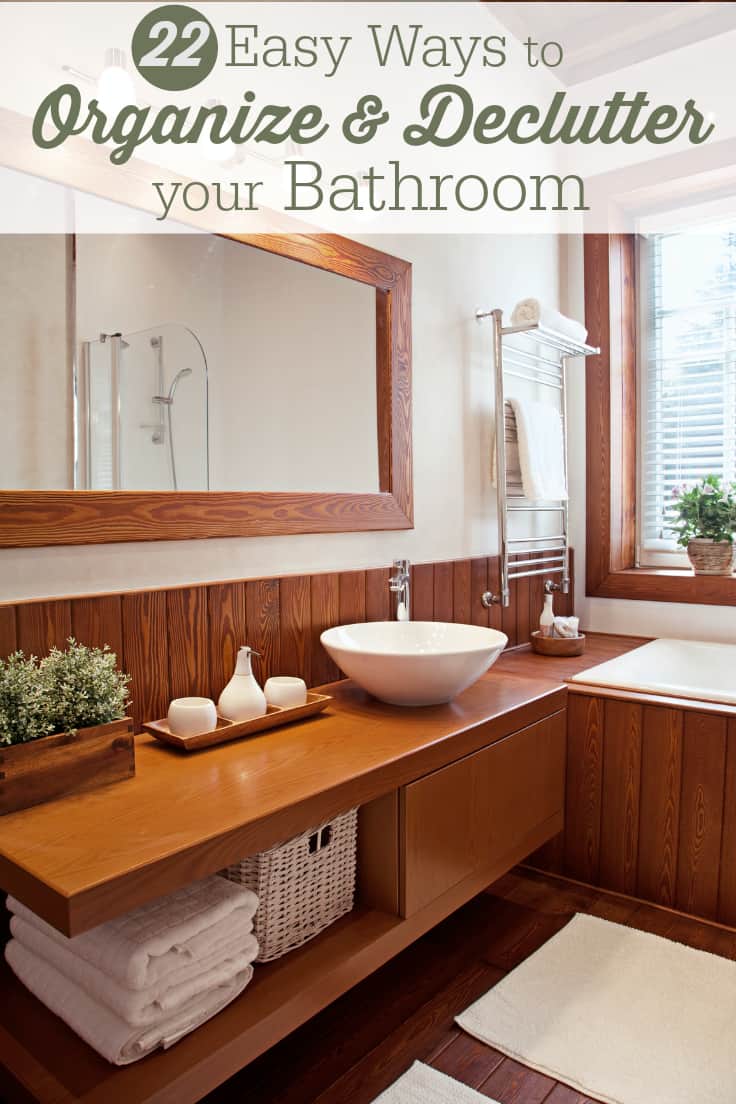 22 Easy Ways to Declutter and Organize Your Bathroom - Simply Stacie 22 Easy Ways to Declutter and Organize Your Bathroom - Simply Stacie