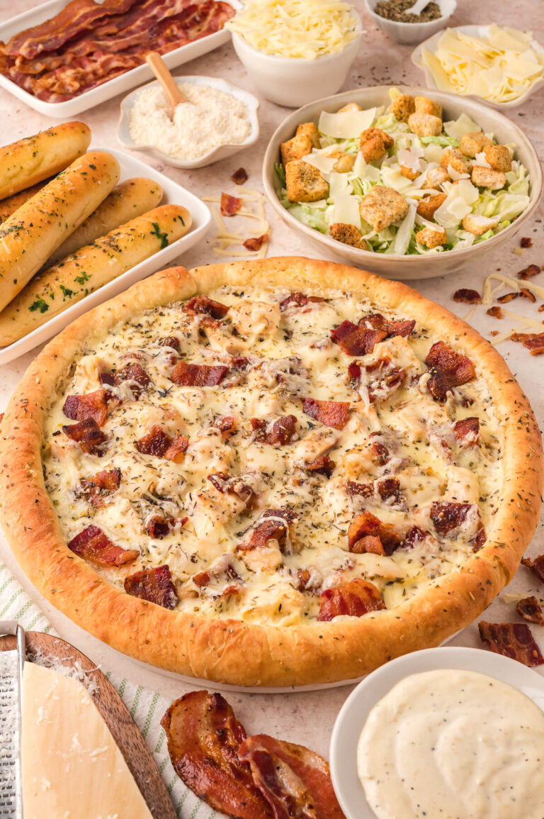 Chicken Caesar Pizza - Simply Stacie