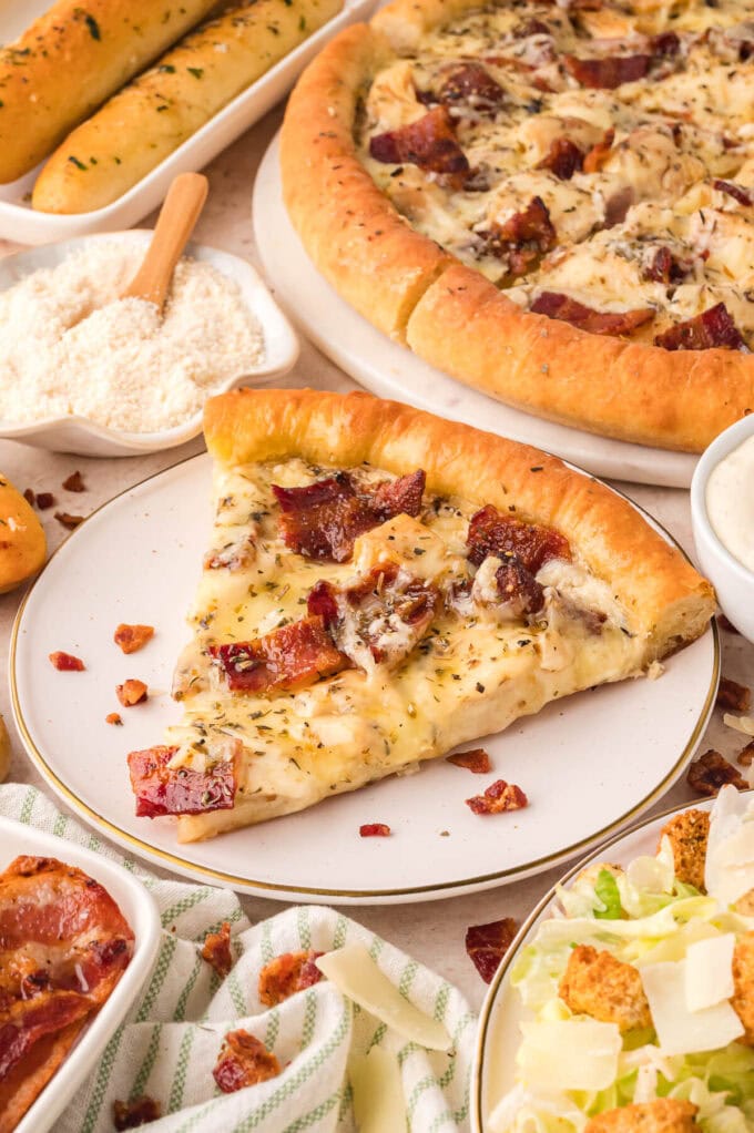 Chicken Caesar Pizza - Simply Stacie