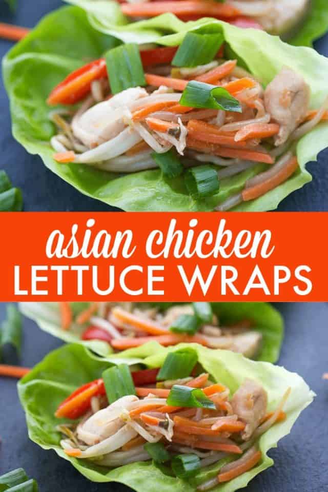 Asian Chicken Lettuce Wraps - Simply Stacie