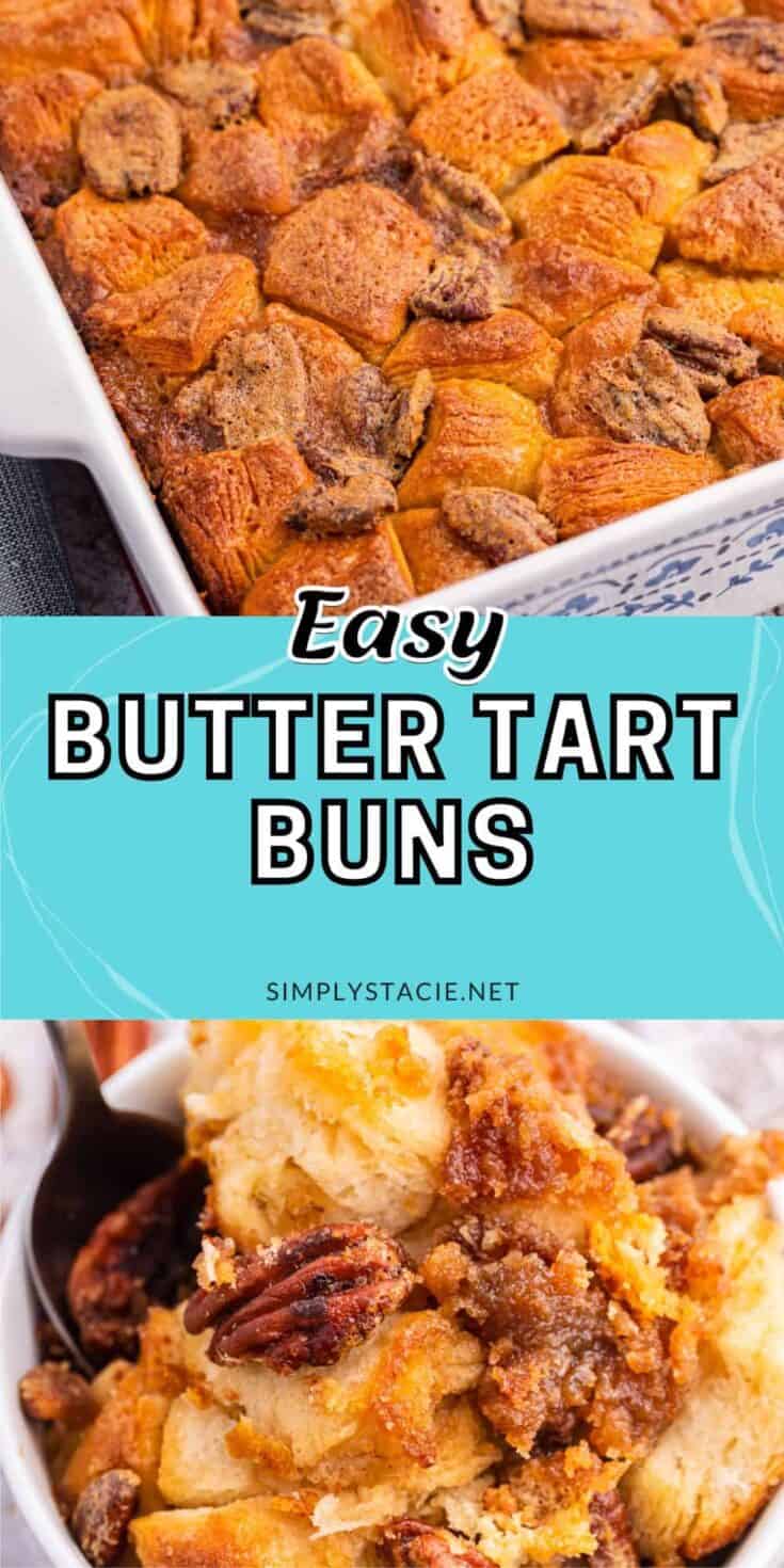 Pecan Butter Tart Buns - Simply Stacie