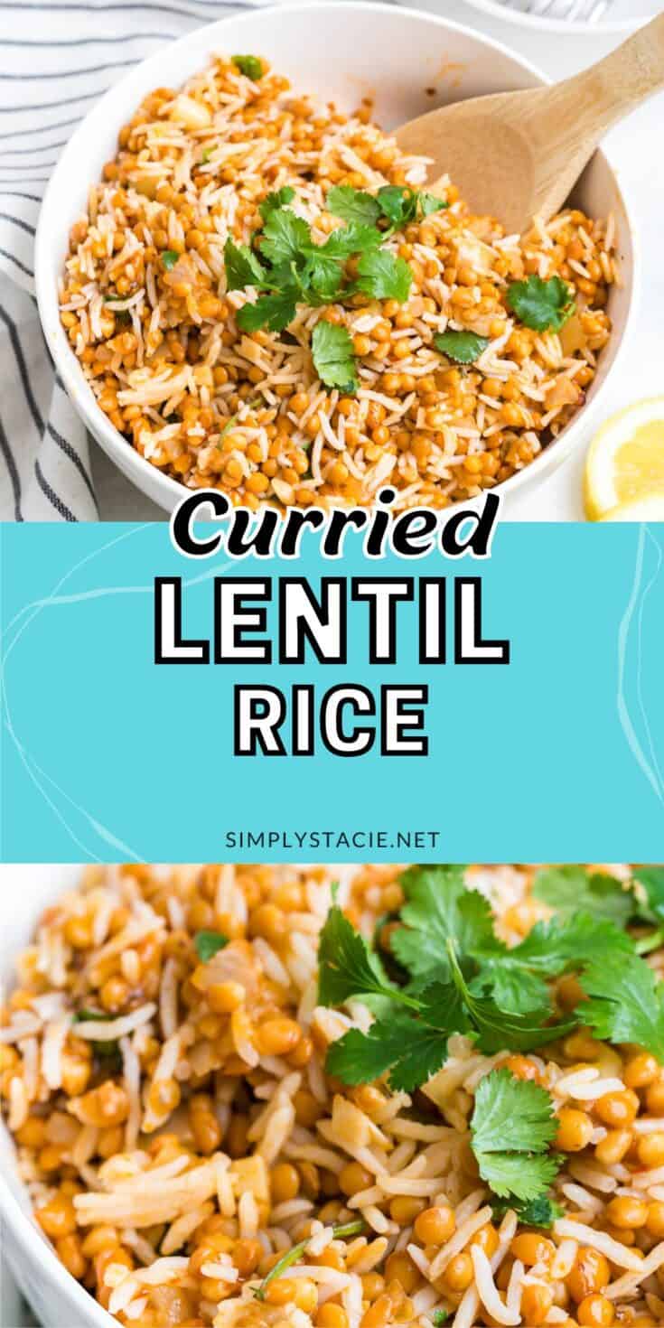 Curried Lentil Rice - Simply Stacie