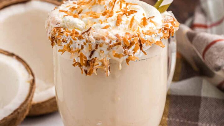 Coconut Coffee Milkshake - Simply Stacie