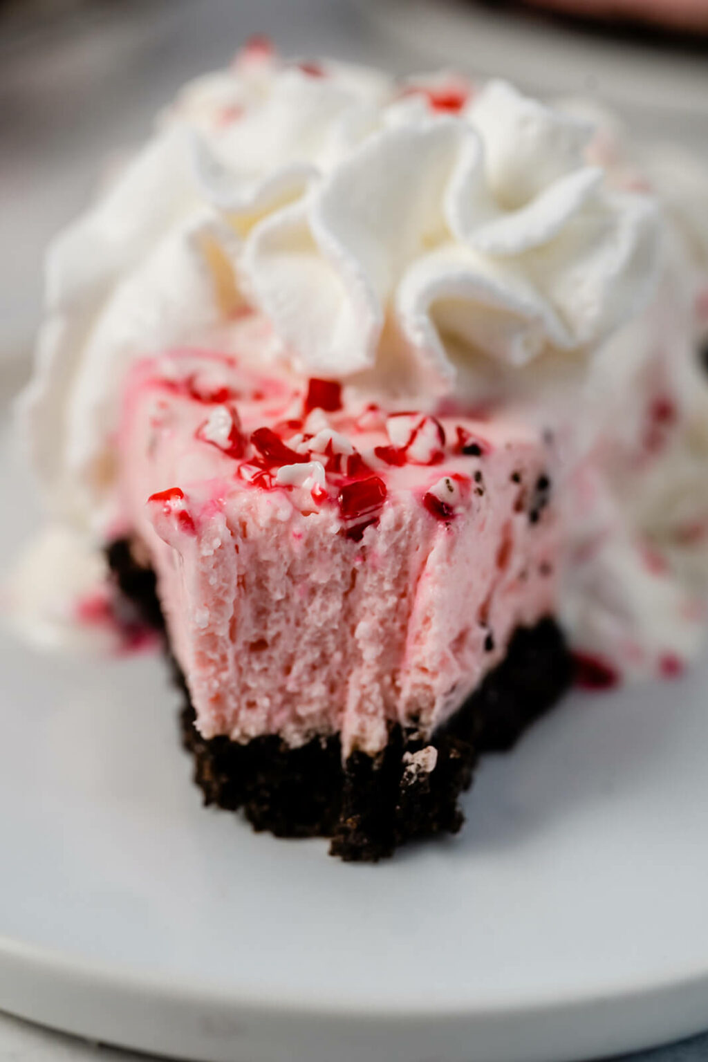 No-Bake Peppermint Pie - Simply Stacie
