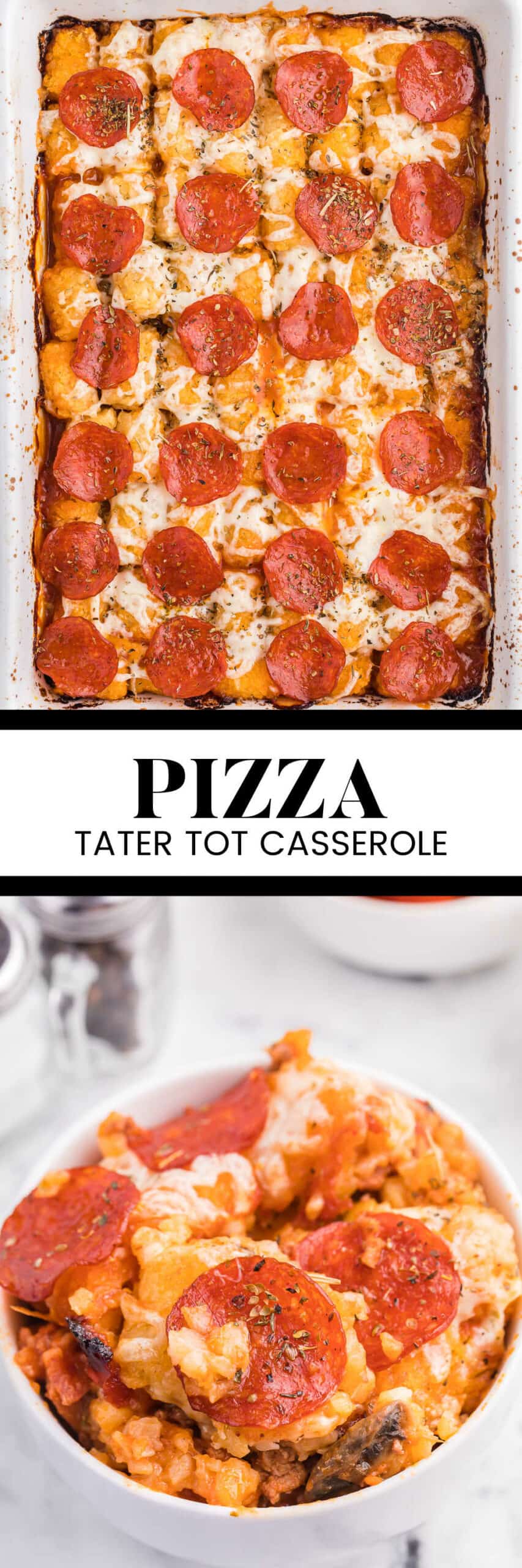 Pizza Tater Tot Casserole Simply Stacie