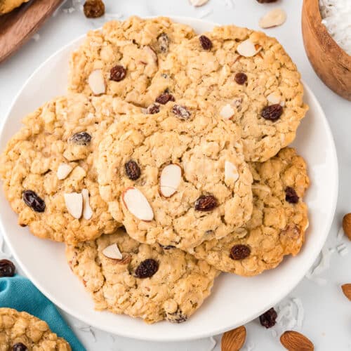 Trail Mix Oatmeal Cookies – Simply Stacie