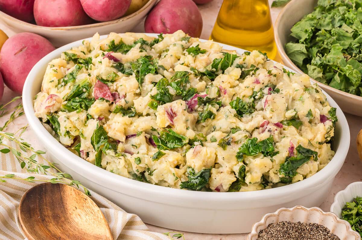 Swedish Potatoes {Best Mashed Potatoes Ever!} - Simply Stacie