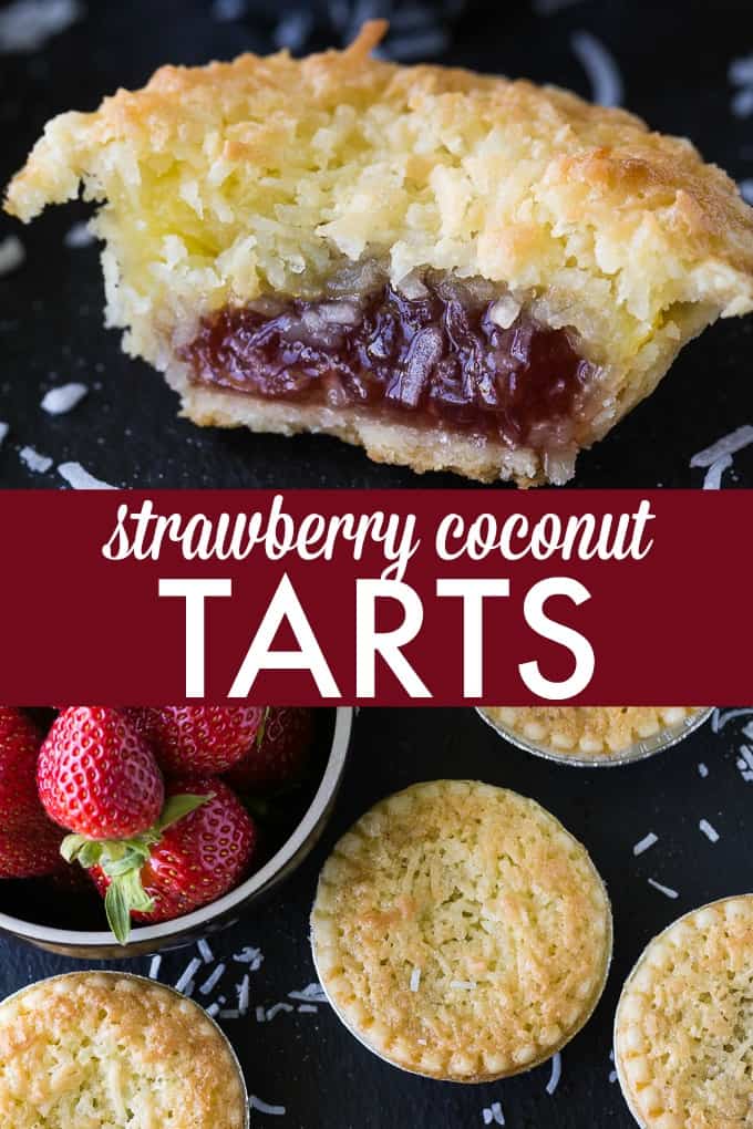 Strawberry Coconut Tarts - Simply Stacie
