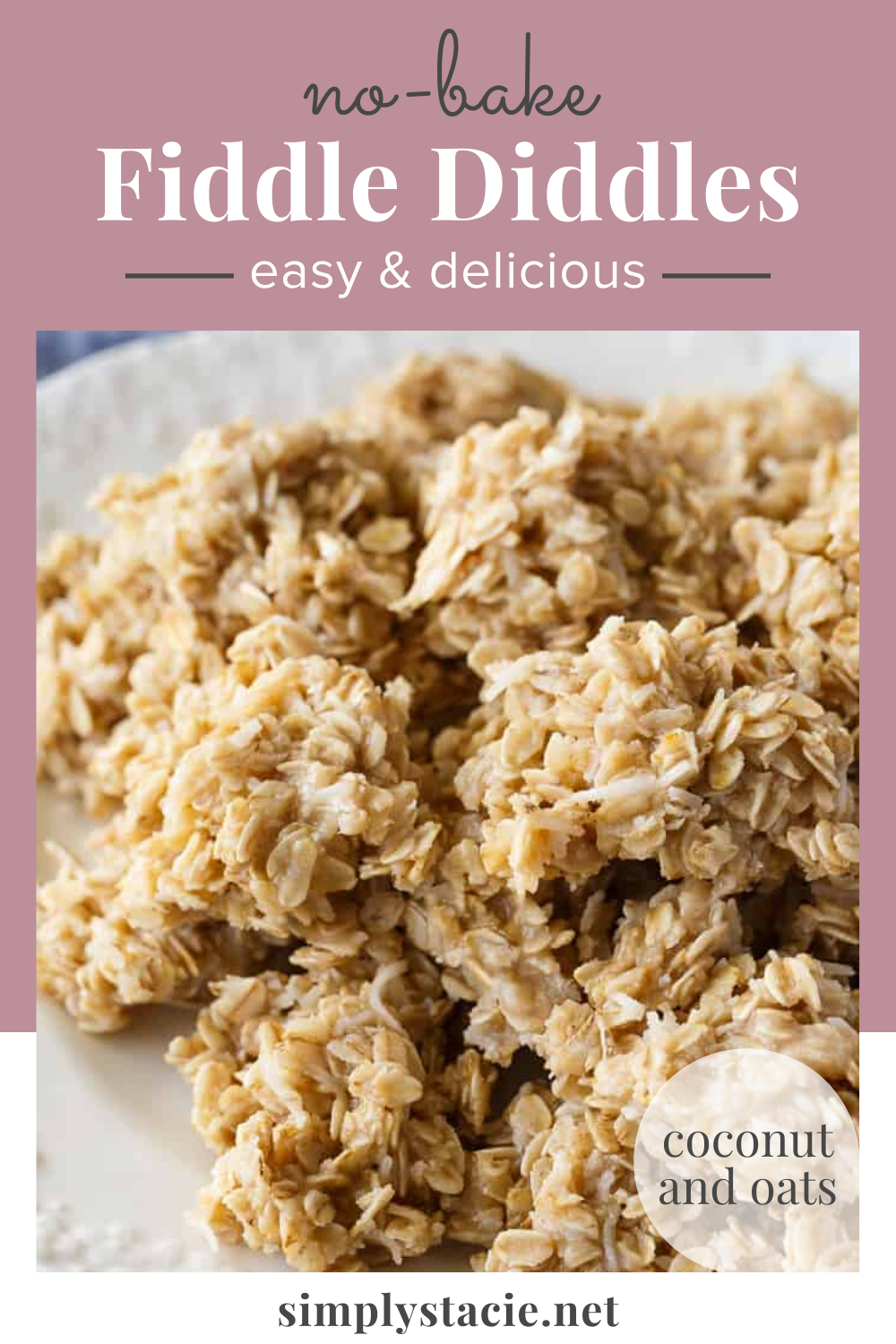 Fiddle Diddles {Easy No-Bake Cookies} - Simply Stacie