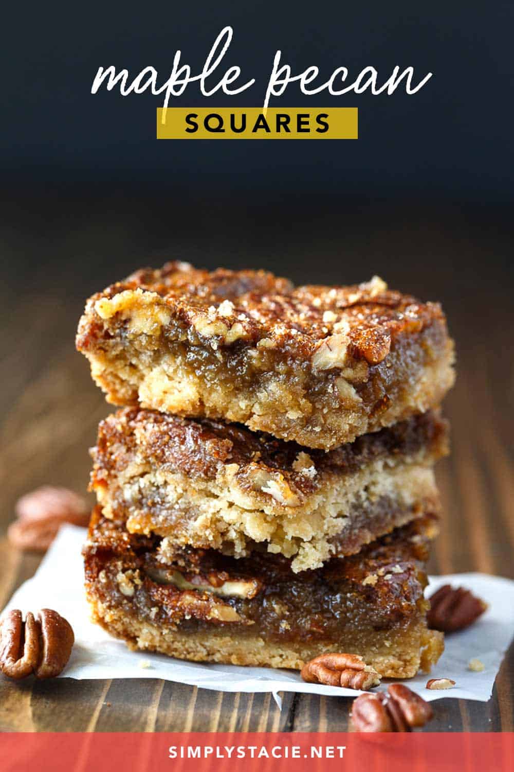 Maple Pecan Squares - Simply Stacie