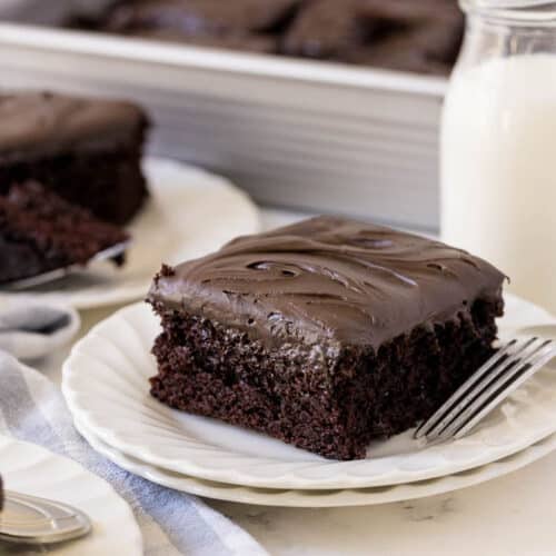 Wacky Cake Recipe {Chocolate Depression Cake} - Simply Stacie