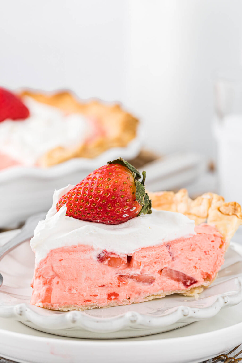 Strawberry Cream Pie Recipe - Simply Stacie