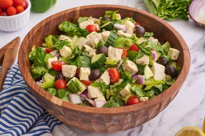 Easy Italian Sub Salad Recipe - Simply Stacie