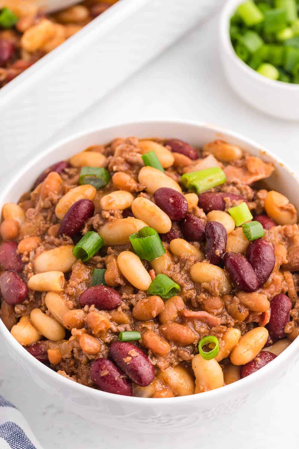 Baked Bean Casserole {3 Types of Beans} - Simply Stacie