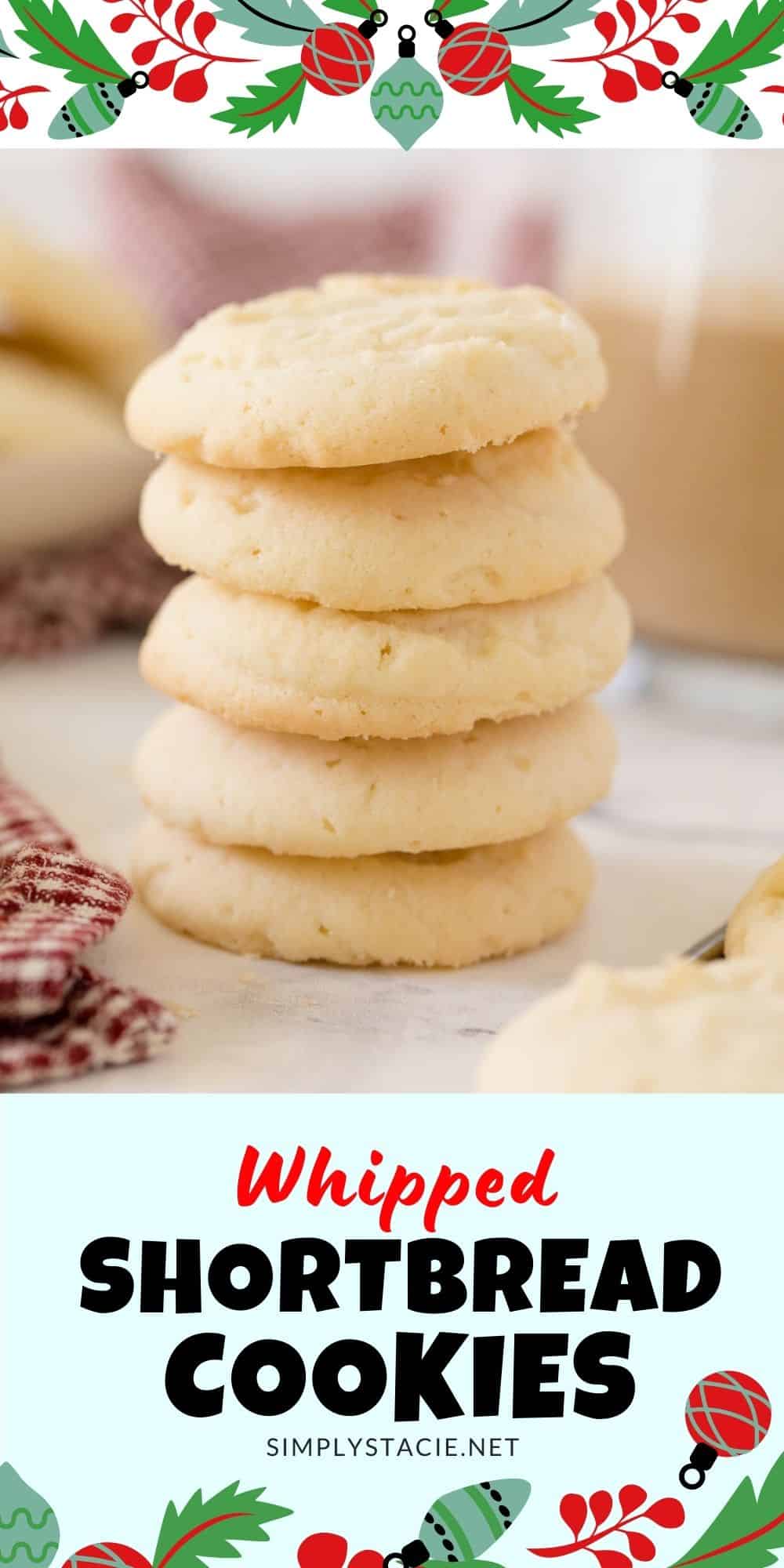 Whipped Shortbread Cookies - Simply Stacie
