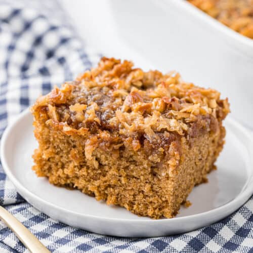 Old-Fashioned Oatmeal Cake {Grandma's Recipe} - Simply Stacie