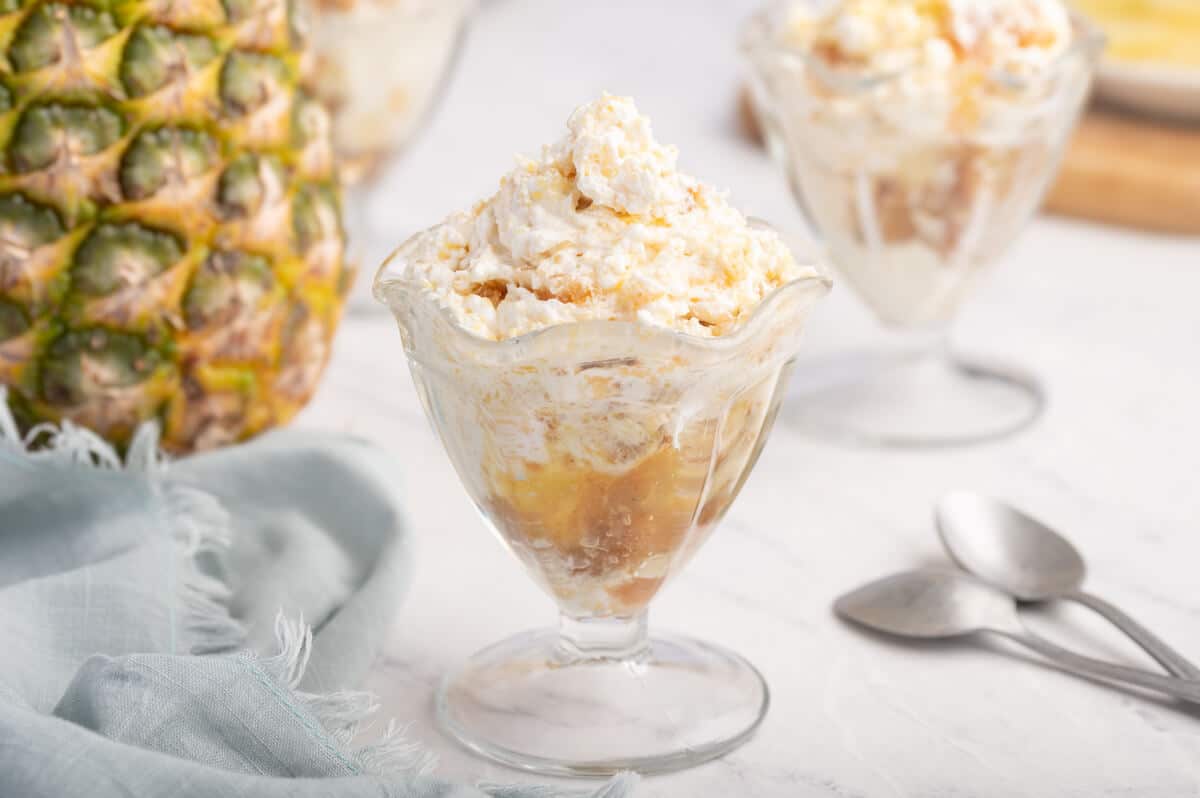 Easy Pineapple Delight Dessert Recipe - Simply Stacie
