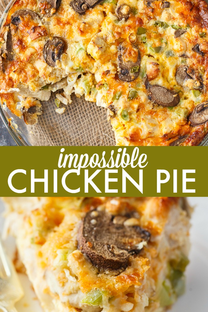 Impossible Chicken Pie - Simply Stacie