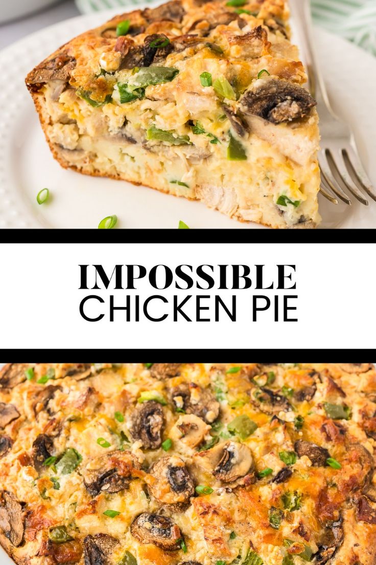 Impossible Chicken Pie - Simply Stacie