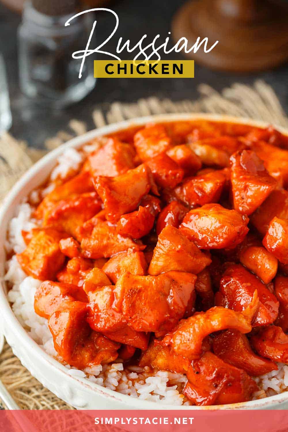 Sweet and Tangy Russian Chicken - Simply Stacie