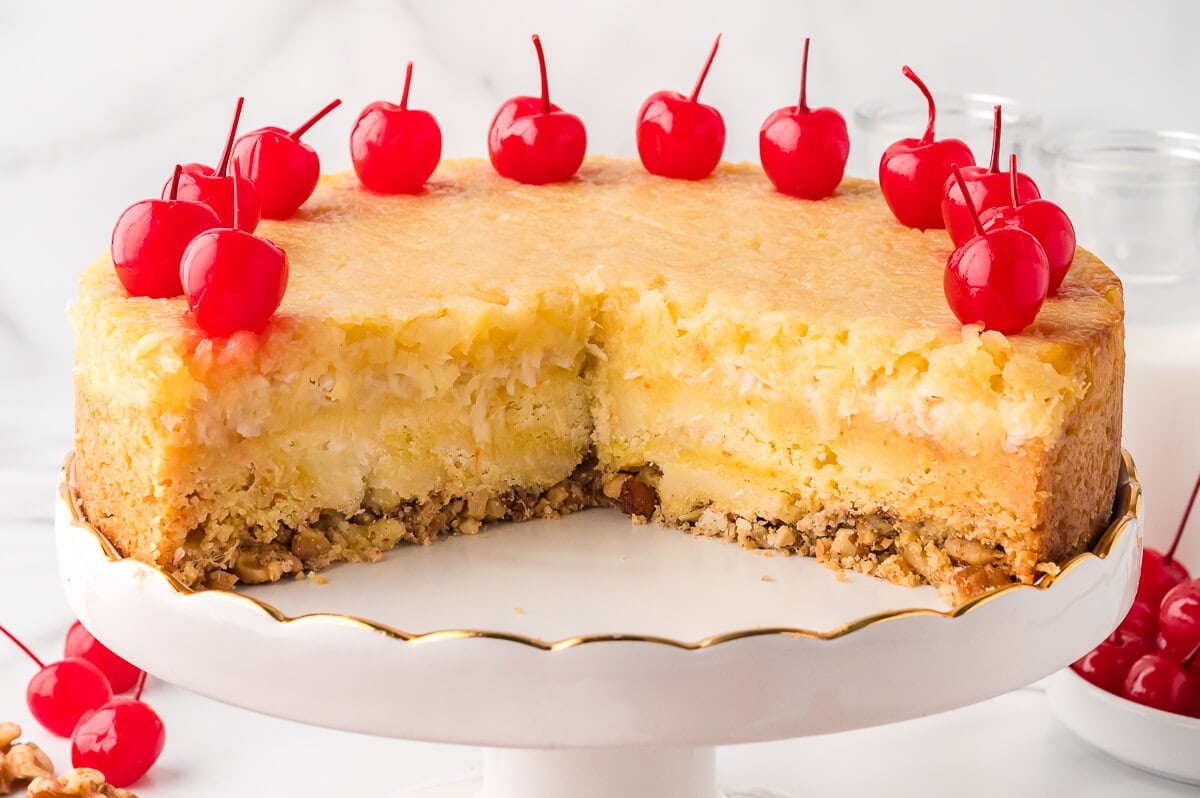 Fool's Cake Recipe {Made with Cake Mix!} - Simply Stacie