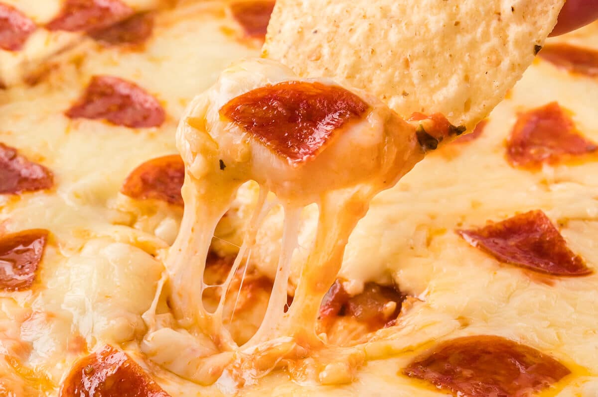 Easy Hot Pizza Dip Recipe - Simply Stacie