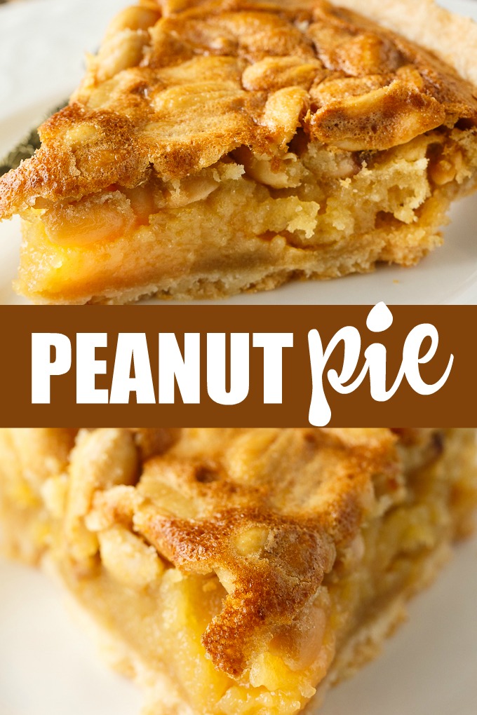 Peanut Pie Recipe {Classic Southern Dessert} - Simply Stacie