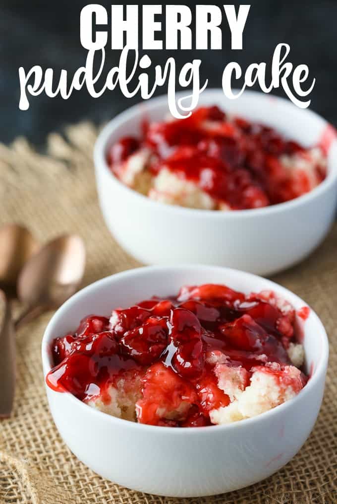Cherry Pudding Cake - Simply Stacie