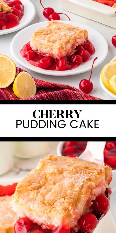 Old-Fashioned Cherry Pudding Cake Recipe - Simply Stacie
