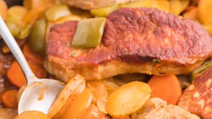 Pork Chop Skillet Dinner Recipe - Simply Stacie