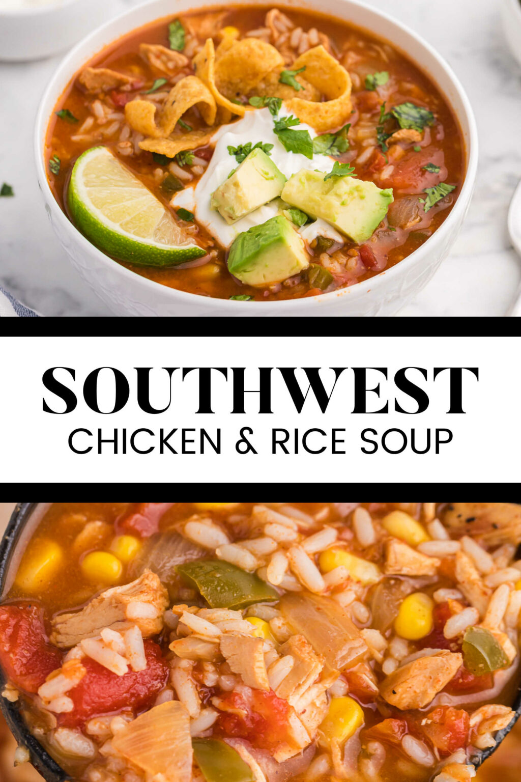 Slow Cooker Southwest Chicken & Rice Soup Recipe - Simply Stacie