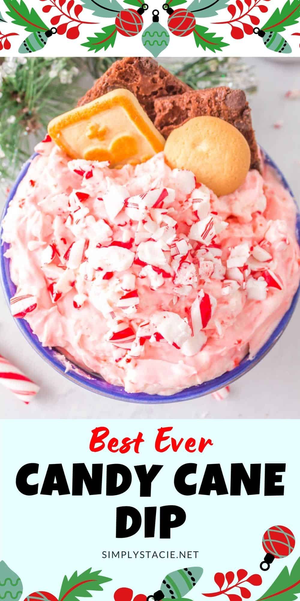 Candy Cane Christmas Dip Recipe - Simply Stacie