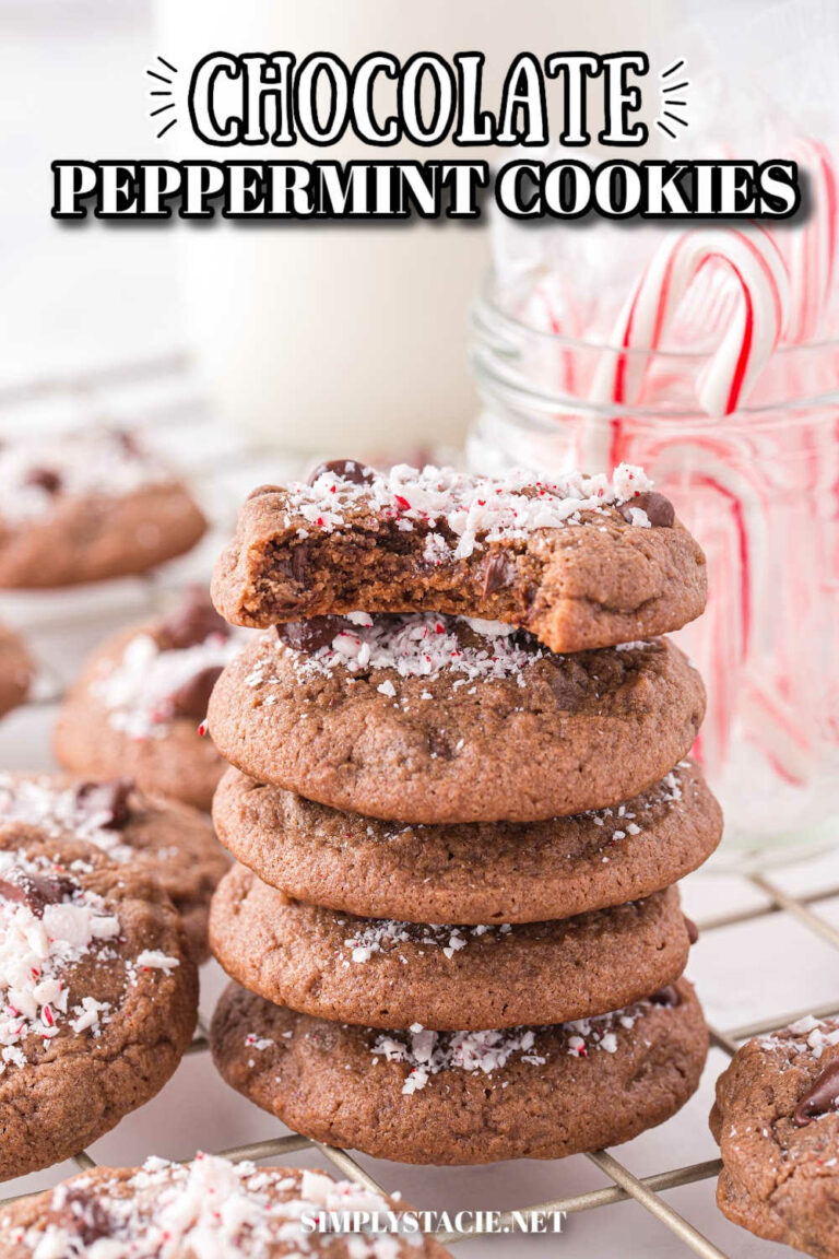 Chewy Chocolate Peppermint Cookies Recipe - Simply Stacie