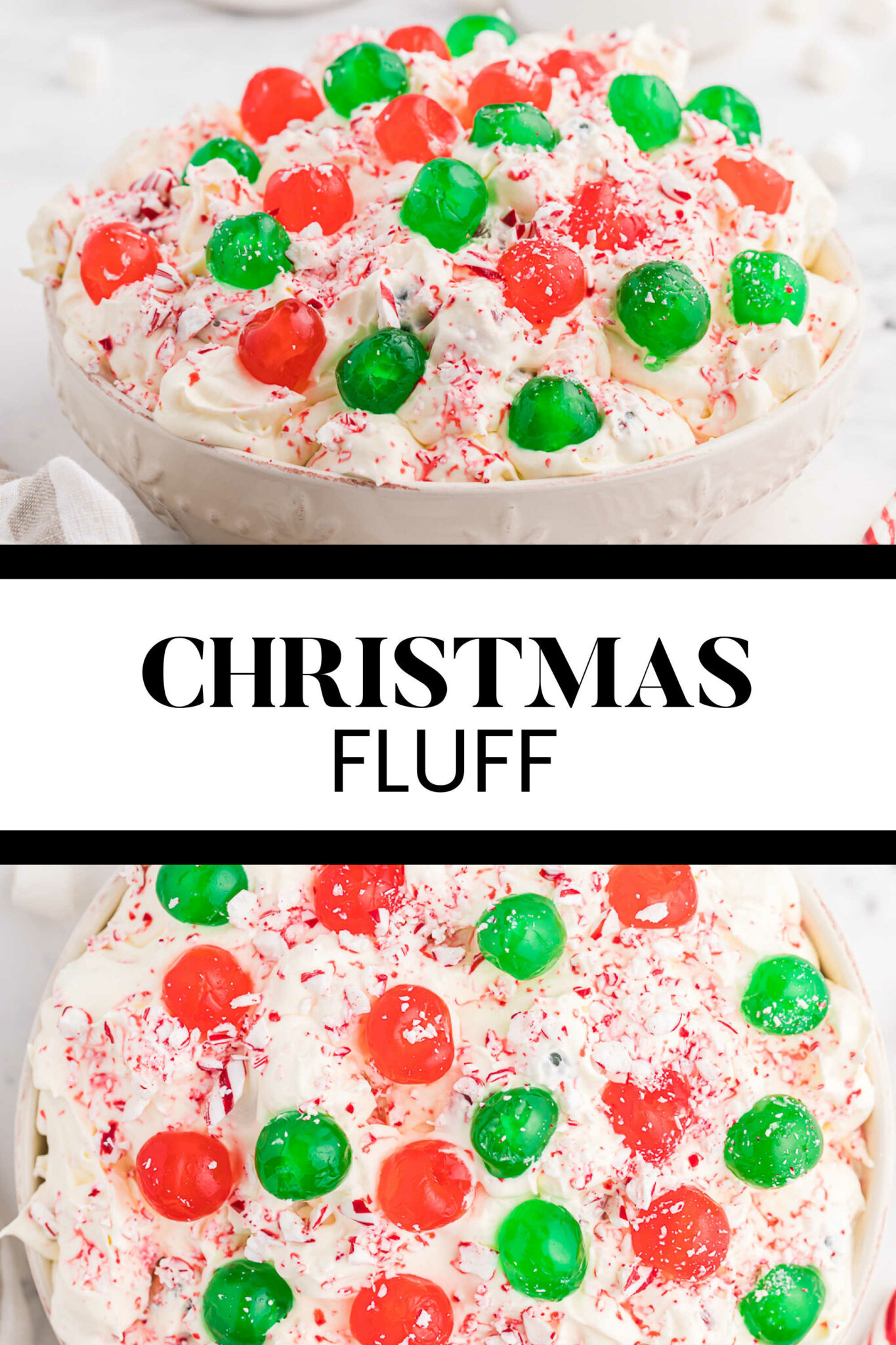 Christmas Fluff Recipe {Easy Holiday Dessert} - Simply Stacie