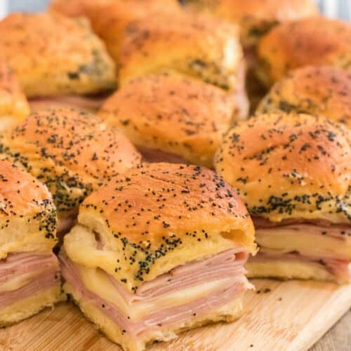 Easy Baked Ham And Cheese Sliders Simply Stacie